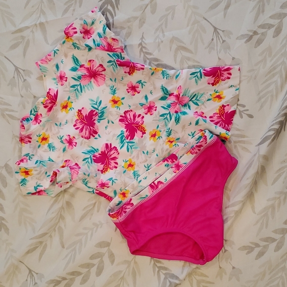 Koala Kids | Swim | Koala Kids Swim Set Peplum Top Tropical Floral 92 ...